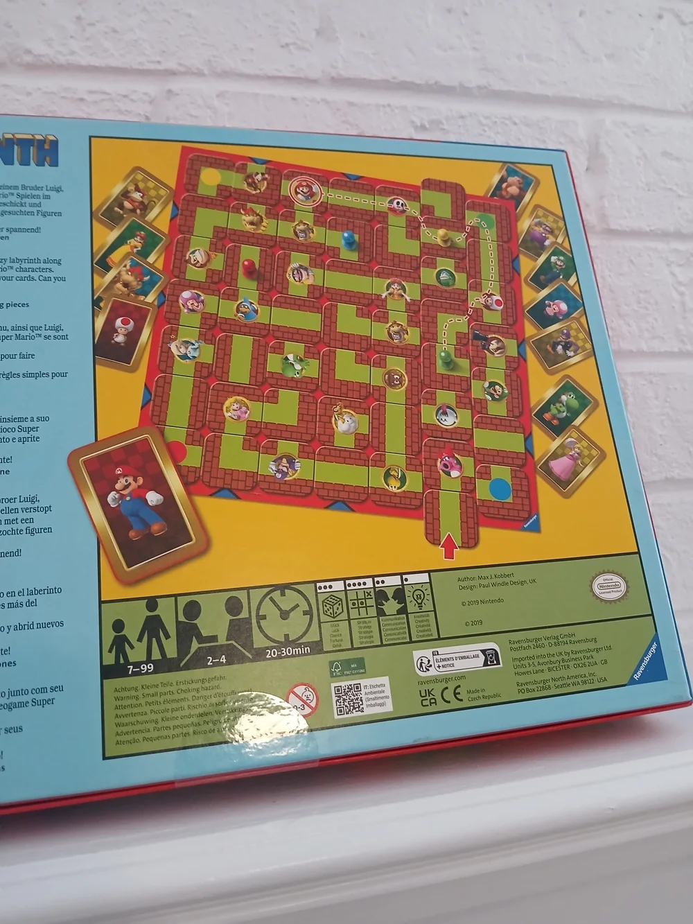 Ravensburger | Toys | Ravensburger Super Mario Labyrinth Board Game ...